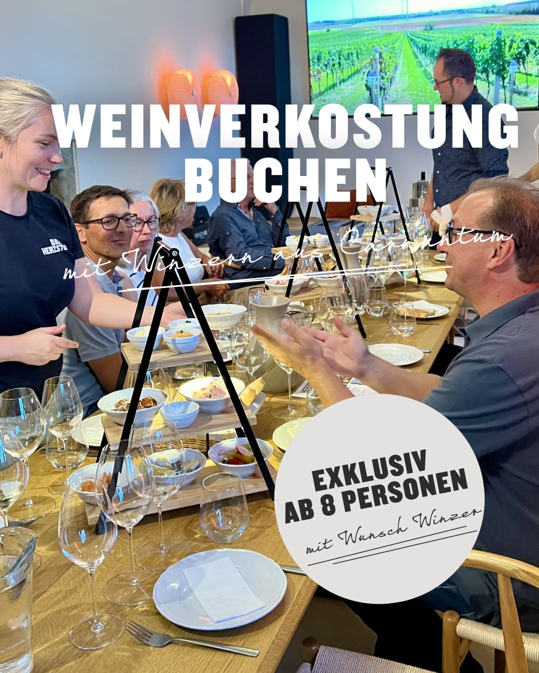 Weinverkostung im Herzstück buchen | Das Herzstück vom Petznek